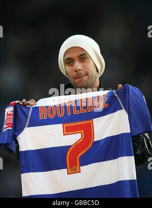 Queens Park Rangers' new signing Michael Frey is presented to the fans ...