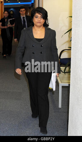 Business Minister Baroness Vadera looks on as Business Secretary Peter ...