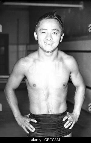 Diving - London Olympic Games 1948 - Practice. Sammy Lee, USA Stock ...