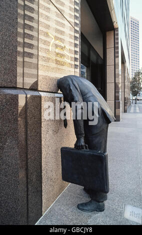 A larger than life bronze sculpture, "Man Made Energy", by sculptor ...