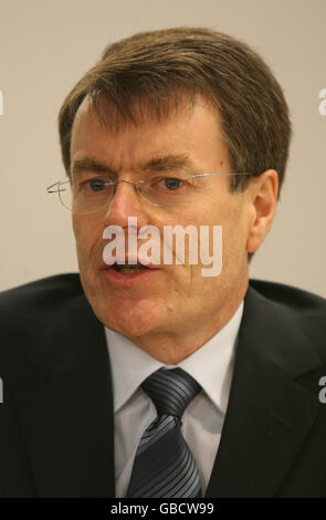 London City Airport's chief executive Declan Collier (left) and Mike ...