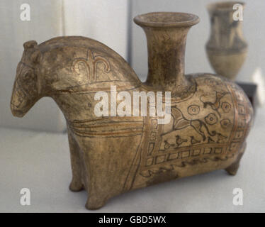 Horse Bowl Pottery 800 BC Gordion Phrygians Period Phrygian Anatolian ...