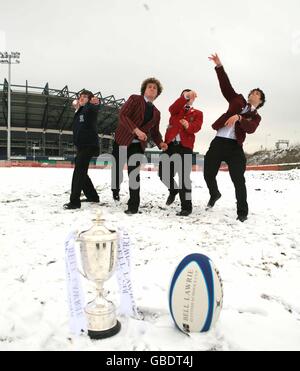 (left-right) Jamie Anderson from George Heriots School, Stewart Shaw ...