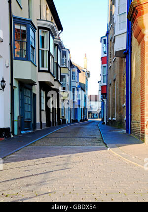 Cromer town centre shops Norfolk England UK GB EU Europe Stock Photo ...