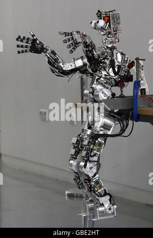 The iCub Robot during it's first appearance in the UK at Manchester ...