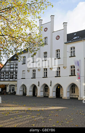 Municipal museum, market square, Beckum, Munsterland region, North ...