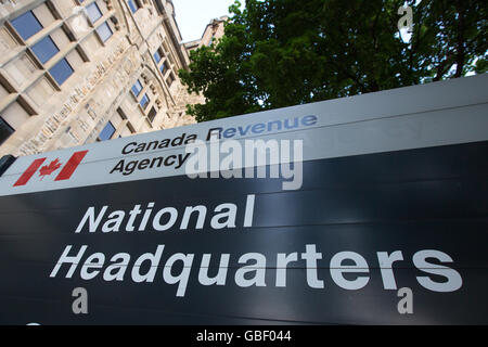 National headquarters of Canada Revenue Agency is pictured at Stock ...