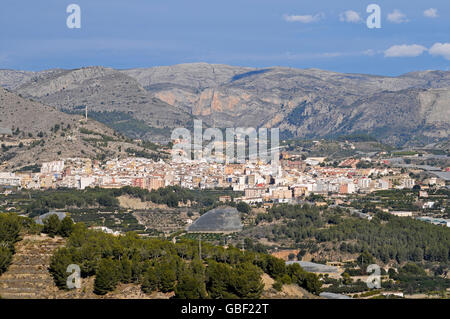 Townscape of Callosa d'en Sarria, Costa Blanca, Province of Alicante ...