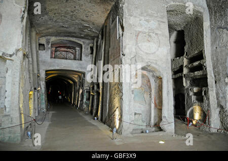Catacombe di San Gennaro, Catacombs, Naples, Campania, Italy Stock ...