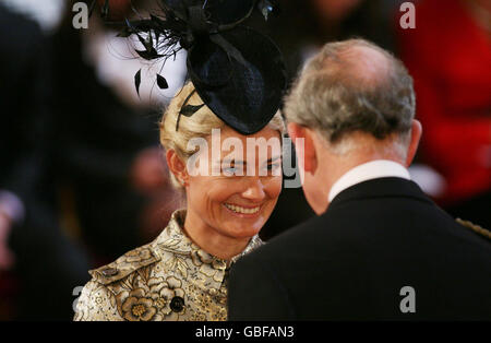 Sarah Gosling nee Webb, the Olympic Yngling sailing gold medalist holds ...