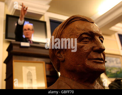 A bust of Charles Haughey by John Haugh at Adam's Showrooms in Dublin ...