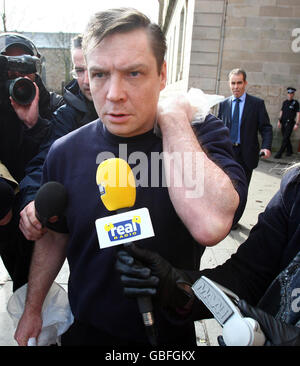 Former death row inmate Kenny Richey leaves Paisley Sheriff Court Stock ...