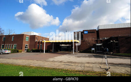 General view of the ITV headquarters in the London studios, South Bank ...
