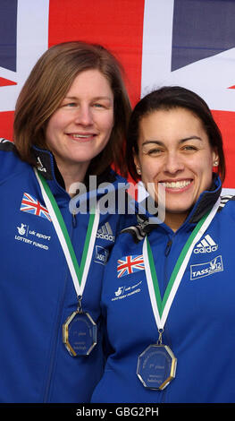 Bobsleigh World Champions Nicola Minichiello (right) and Gillian Cooke ...