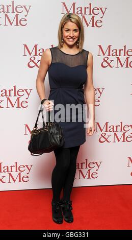 Marley And Me Premiere - London. Gemma Atkinson arriving for the ...