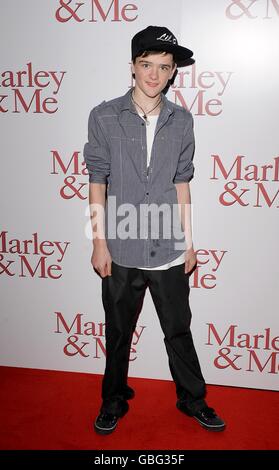 Marley And Me Premiere - London. George Sampson arriving for the ...