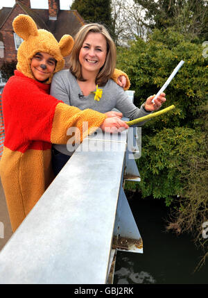 Pippa Wheeler dressed as Winnie the Pooh and children's TV presenter ...