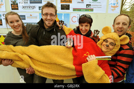 Pippa Wheeler dressed as Winnie the Pooh and children's TV presenter ...