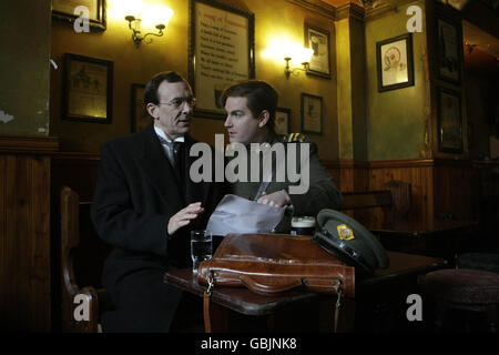 (From left to right) Michael Grennell as Eamon De Valera and Eoin ...