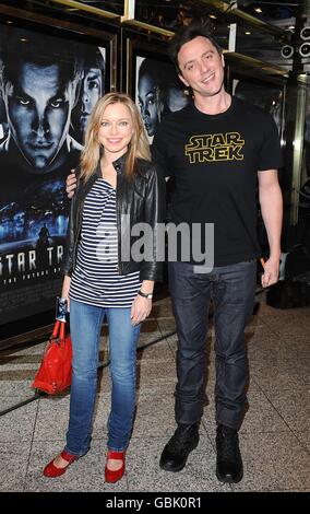 Sarah Alexander and Peter Serafinowicz UK film premiere of 'Stardust ...