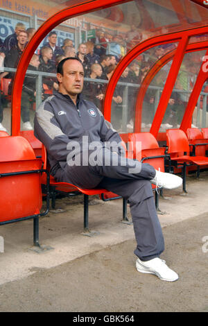 Soccer - Friendly - Wrexham v Liverpool. General view of the Racecourse ...