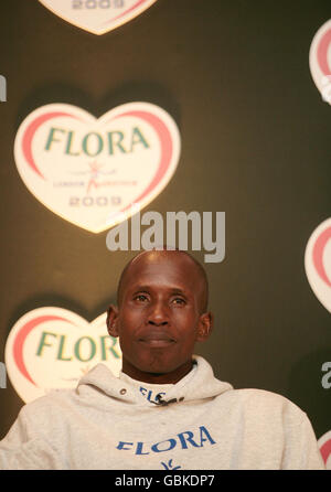 Martin Lel of Kenya, the reigning Flora London Marathon champion ...