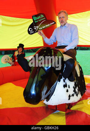 Mechanical Bull (bucking machine) ride at the Carbon Alberta Canada ...