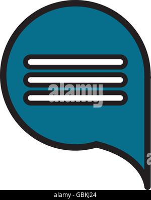 Chat bubble speakbox icon vector illustration graphic design Stock ...