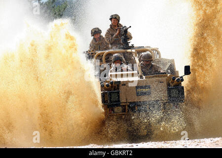 British Army Jackal Armoured Vehicle Stock Photo - Alamy