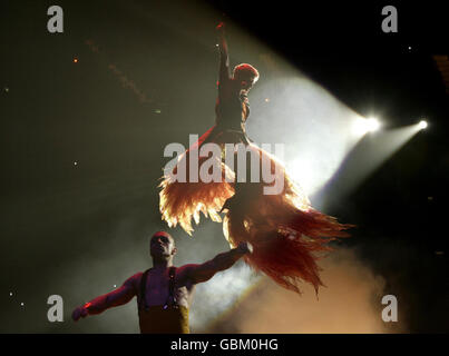 Pink performing live in concert at Bercy Featuring: Pink,Alecia Moore ...