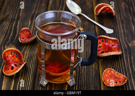Tea Matum, Wood Apple Stock Photo - Alamy