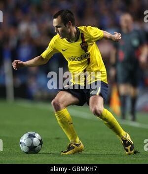 Andres Iniesta of Barcelona - Chelsea v Barcelona, UEFA Champions ...