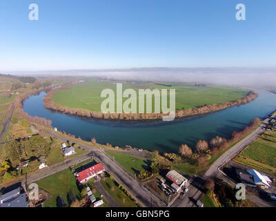 Aerial view of Kaitangata, Otago, New Zealand Stock Photo - Alamy