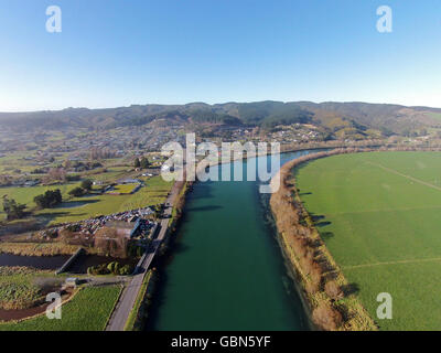 Aerial view of Kaitangata, Otago, New Zealand Stock Photo - Alamy