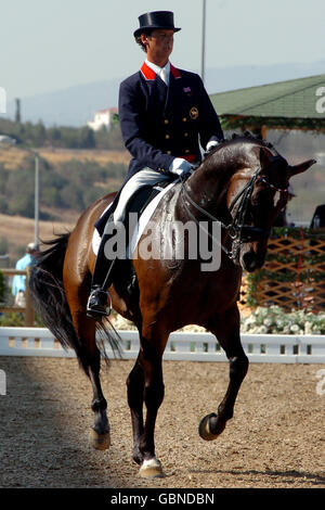 Great Britain's Carl Hester on En Vogue during the Grand Prix Freestyle ...