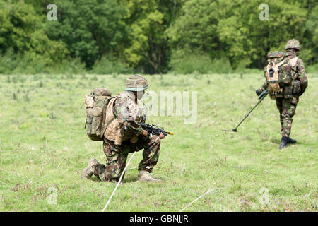 The 4th Rifles train ahead of their deployment to Afghanistan at ...