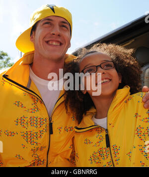 Britain's Got Talent winners, dance group Diversity, (left to right ...