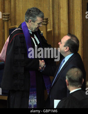 Alex Salmond delivers key-note speech Stock Photo - Alamy
