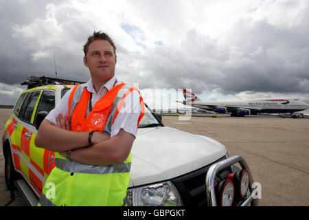 Heathrow Airport Feature. Airside Operations Duty Manager Mark Sandford ...