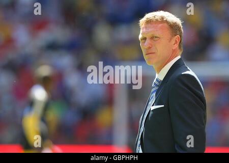 David Moyes, Everton manager Stock Photo - Alamy