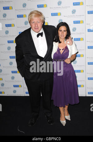 Boris Johnson and Marina Wheeler Raisa Gorbachev Foundation Party held ...