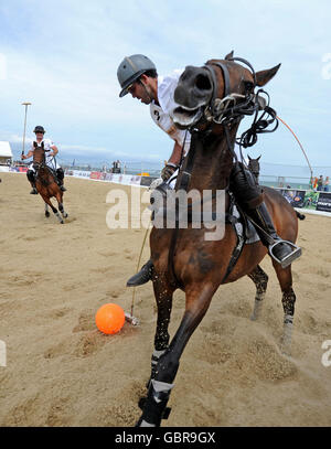 British Beach Polo @ Sandbanks Dorset 12th July 2019 Stock Photo - Alamy