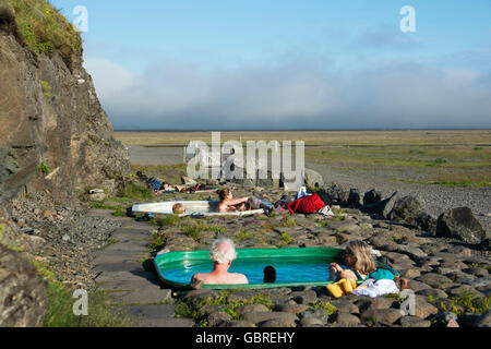 Hot Pots, Hoffell, Iceland Stock Photo - Alamy