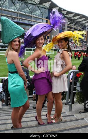 (left-right) Sophie Kerr, Alana Davidson and Jenni Thompson during ...