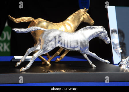 A general view of the Coral Eclipse trophy at Sandown Park Racecourse ...