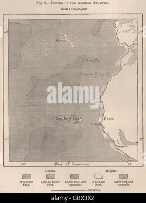map of Azores Stock Photo - Alamy