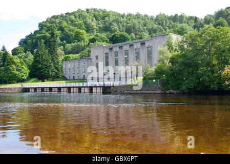 Clunie Hydro-Electric power station on the River Tummel, Pitlochry ...