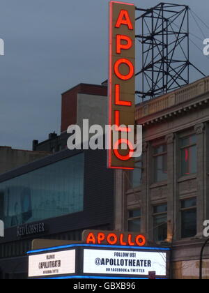 APOLLO THEATER. HARLEM, NEW YORK CITY, CULTURE, LANDMARK Stock Photo ...