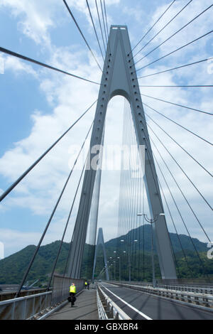 Ikuchi Bridge, connecting Innoshima Island with Ikuchi Island in Japan ...