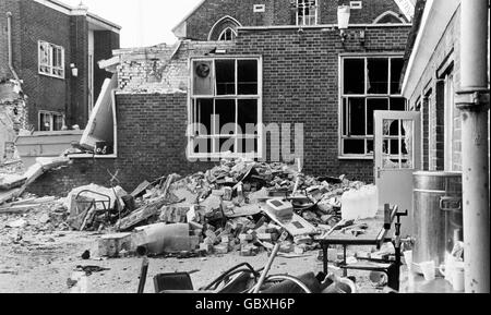 The Troubles - IRA Mainland Bombing Campaign - Deal Barracks Bomb Stock ...